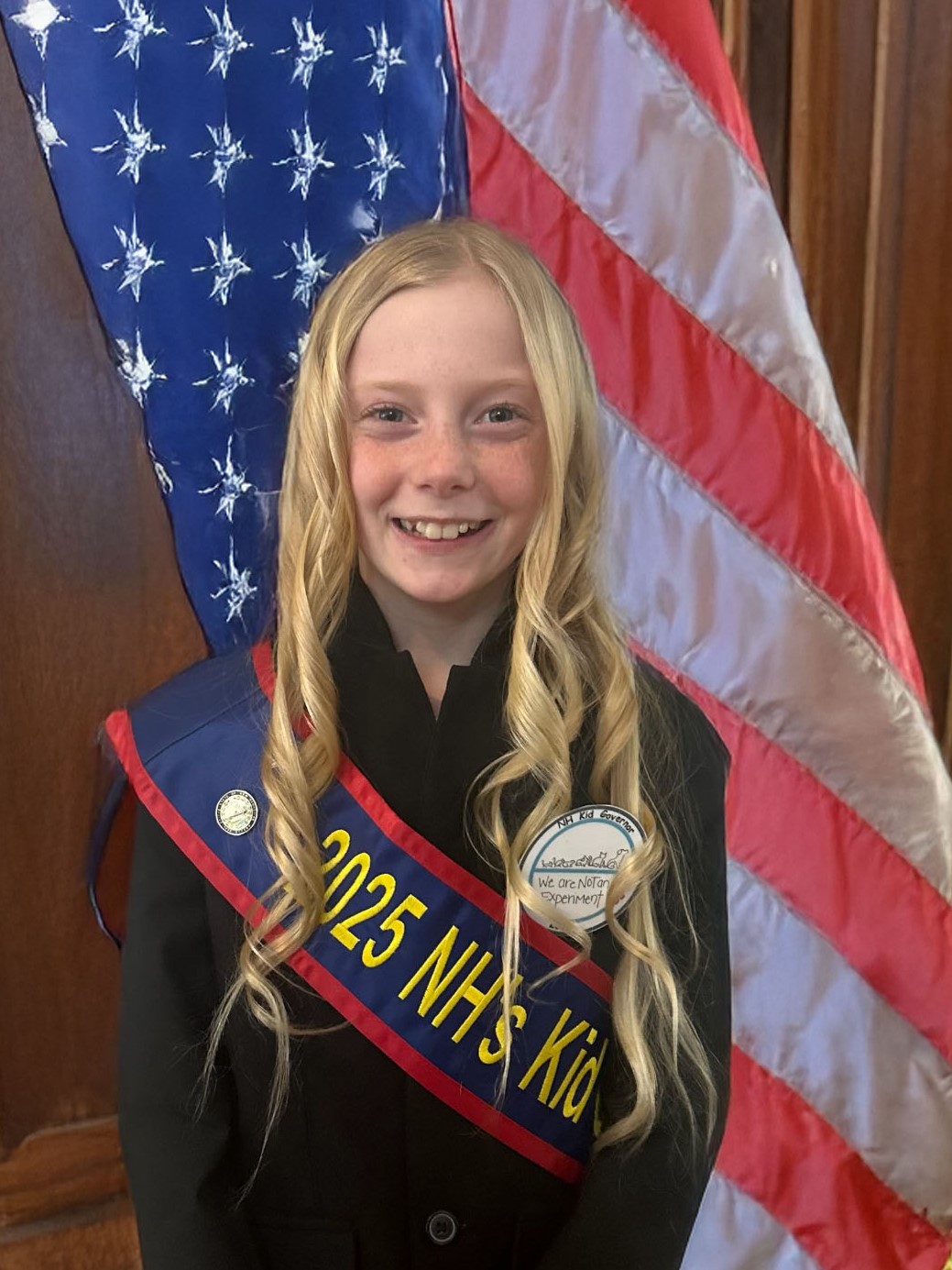 2025 New Hampshire's Kid Governor Jade Adams - New Hampshire's Kid Governor